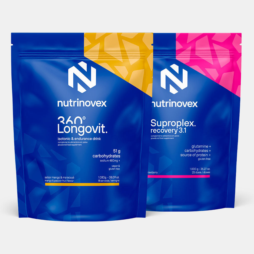 Pack LS1: Longovit 360 Drink + Suproplex Recovery – Nutrinovex
